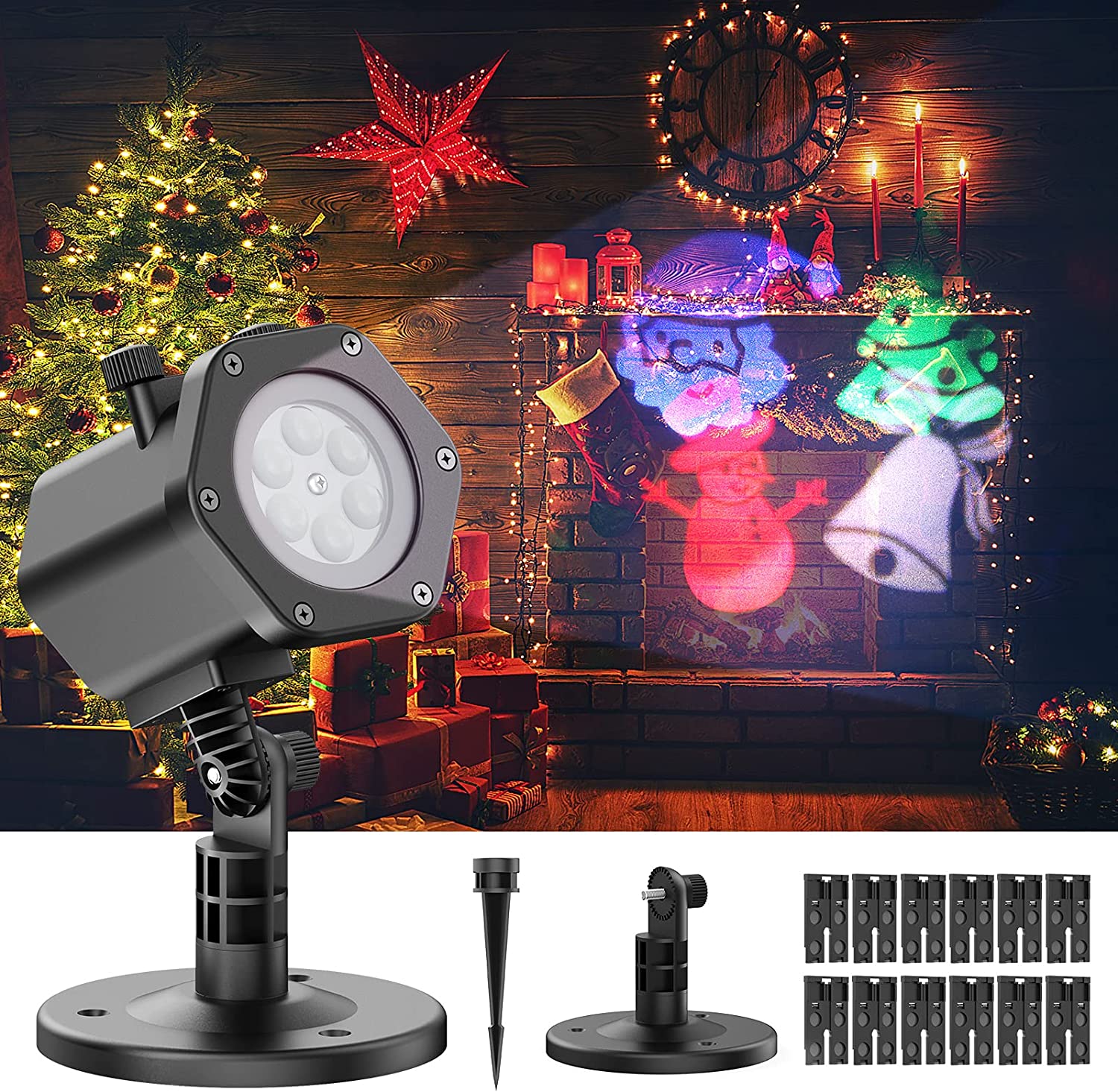 Proyectores de Navidad para exterior Proyector de luces navidad